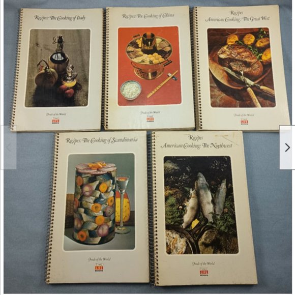 Time Life Books | Kitchen | 5 Vtg Time Life Foods World Recipe ...